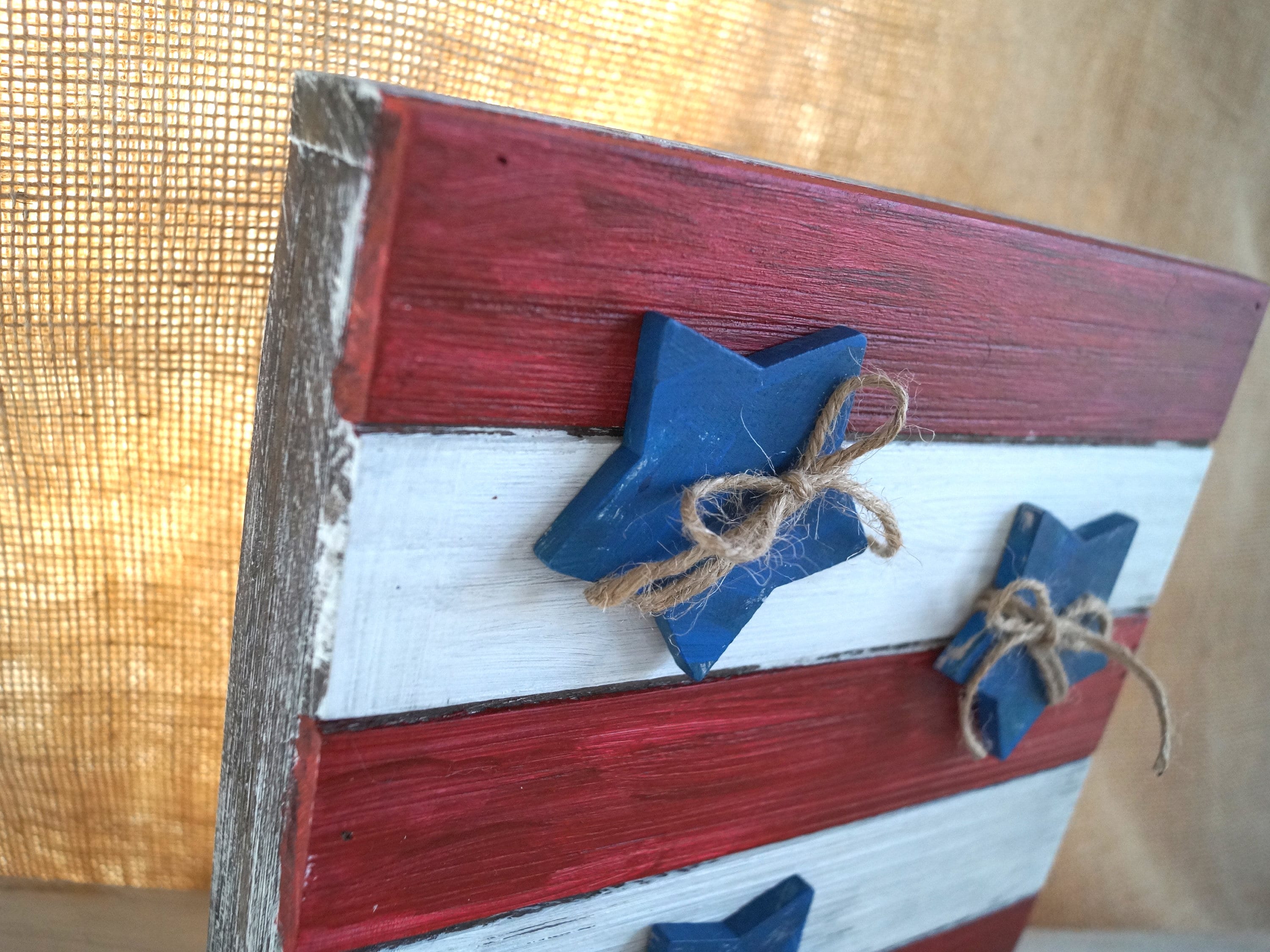 Stars and Stripes Square Pallet Wood Sign - Etsy