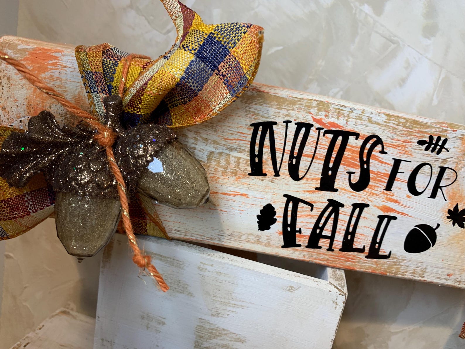 Fall Wood Block Shelf Sitter Sign, Hey There Pumpkin, Falling Leaves ...