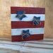 Stars and Stripes Square Pallet Wood Sign - Etsy