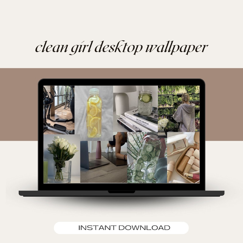 Clean Girl Wallpaper - Etsy
