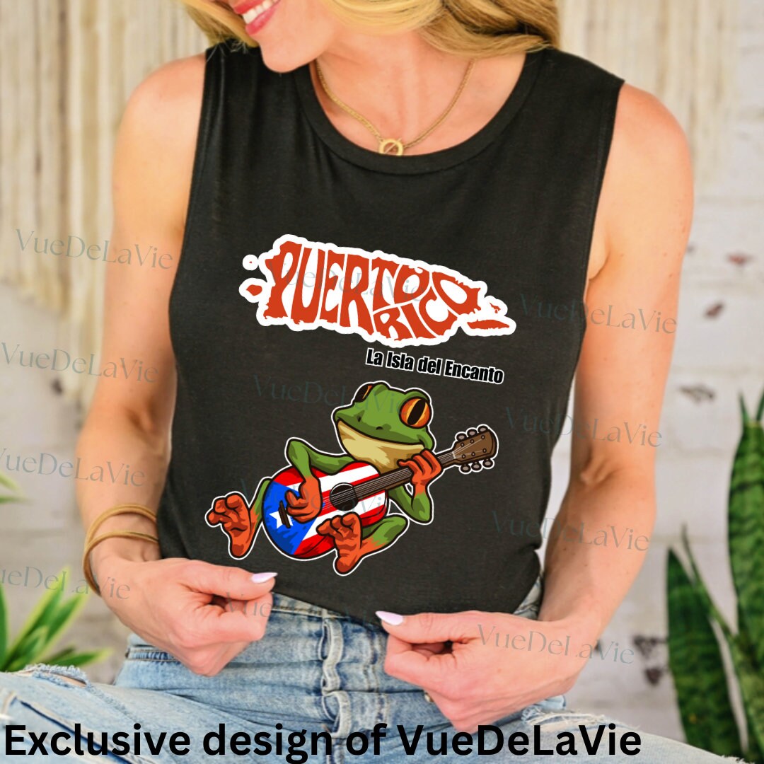 Puerto Rico Shirts La Isla Del Encanto Unisex Womens and Mens Muscle ...