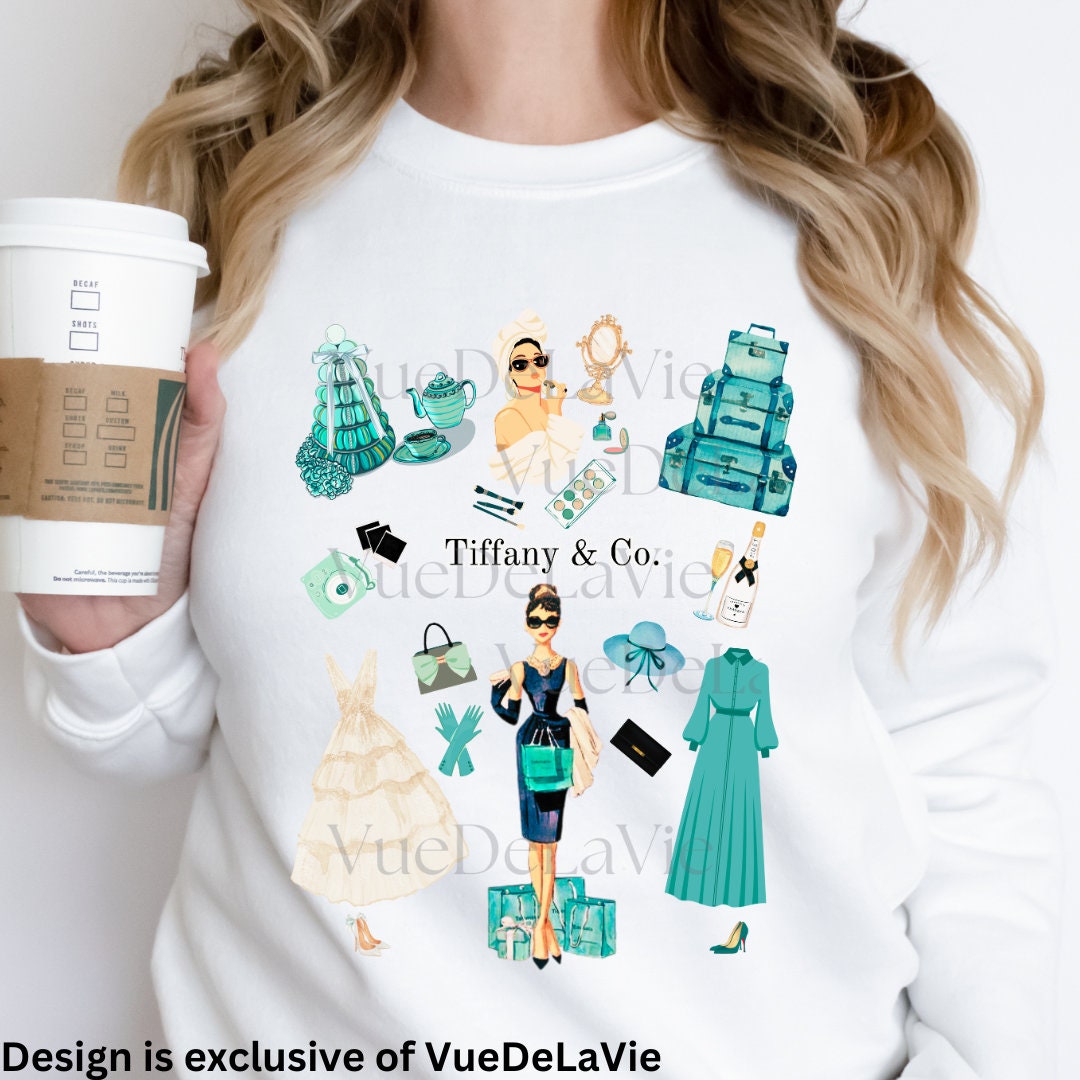 Turquoise Blue Sweaters Turquoise Gift Audrey Sweatshirts Classic ...