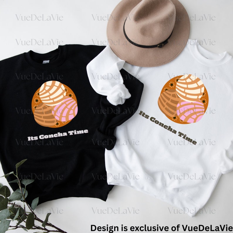 Conchas Mexico Spanish Shirt Its Concha Time Sweatshirt - Etsy