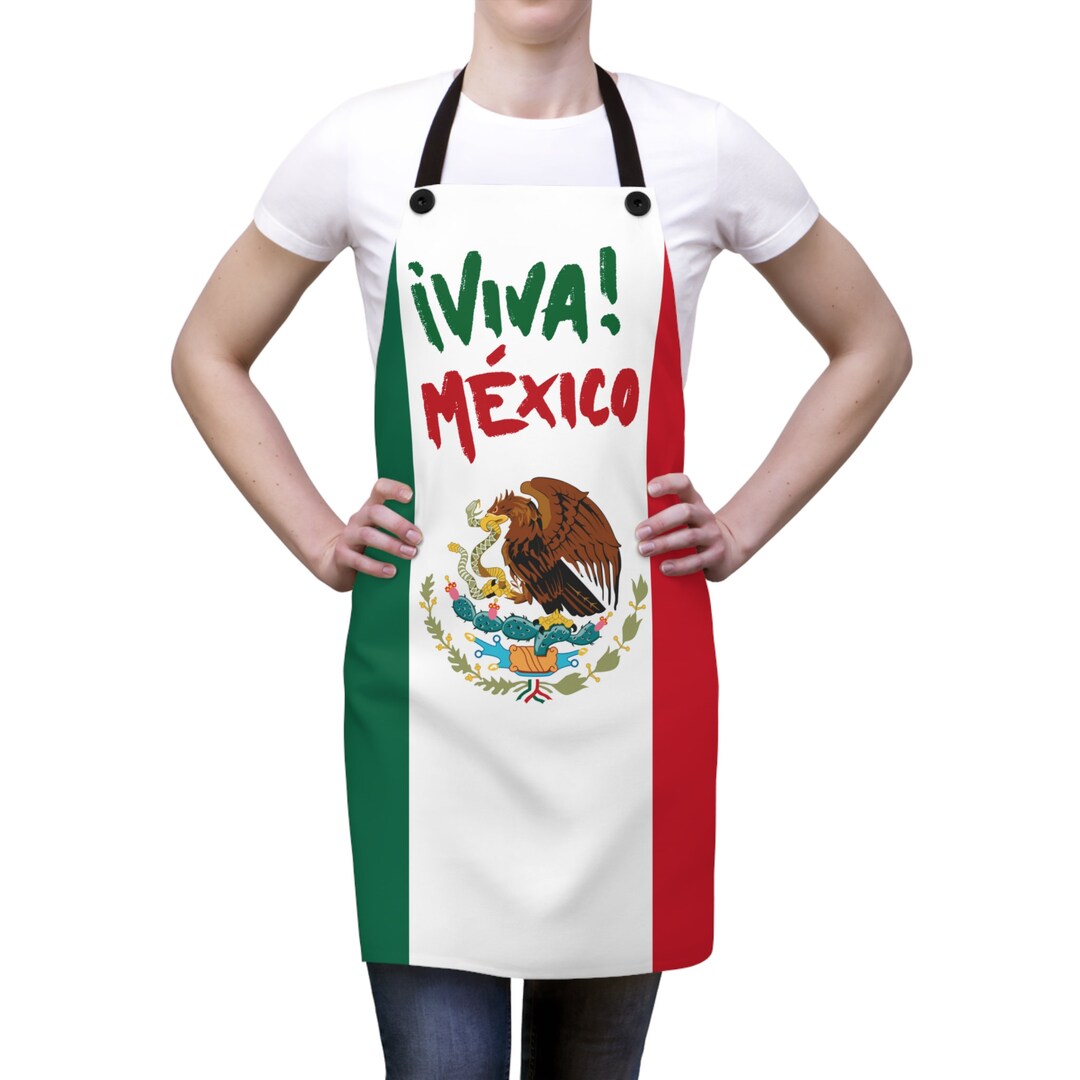 Viva Mexico Aprons Mexican Independence Apron Vuedelavie - Etsy