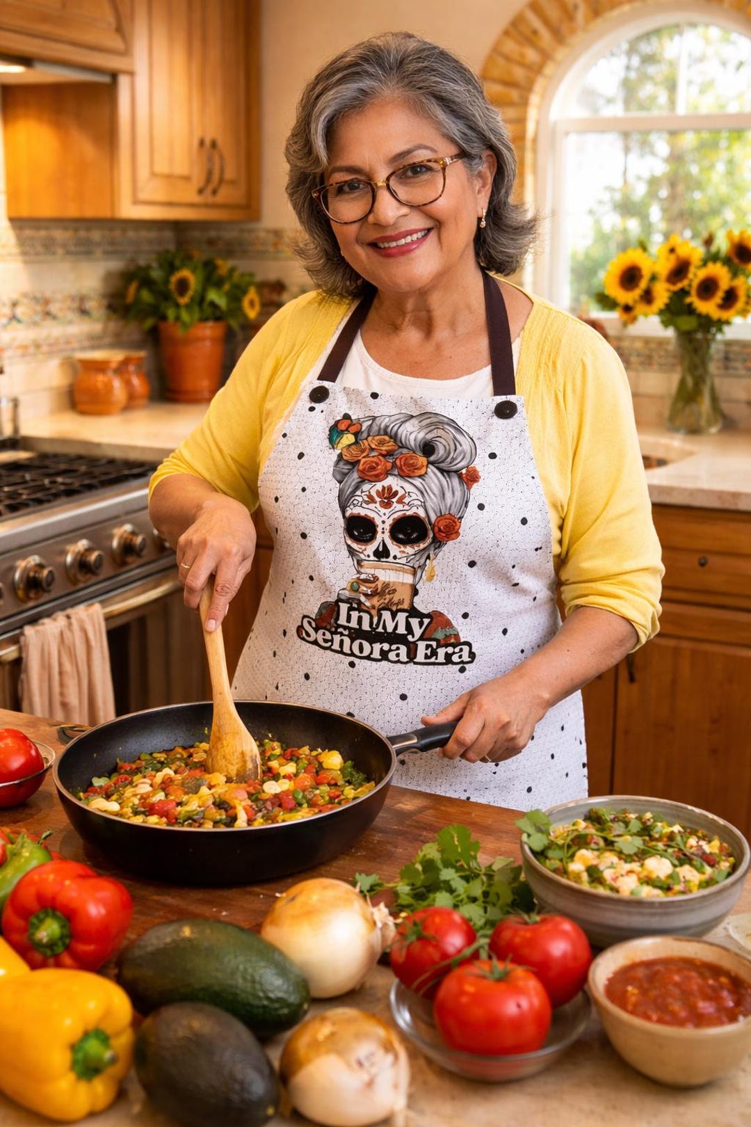 Senora Era Apron: Unisex Polyester Twill Cooking Accessory - Etsy