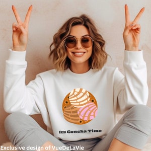 Conchas Mexico Spanish Shirt Its Concha Time Sweatshirt Vuedelavie ...