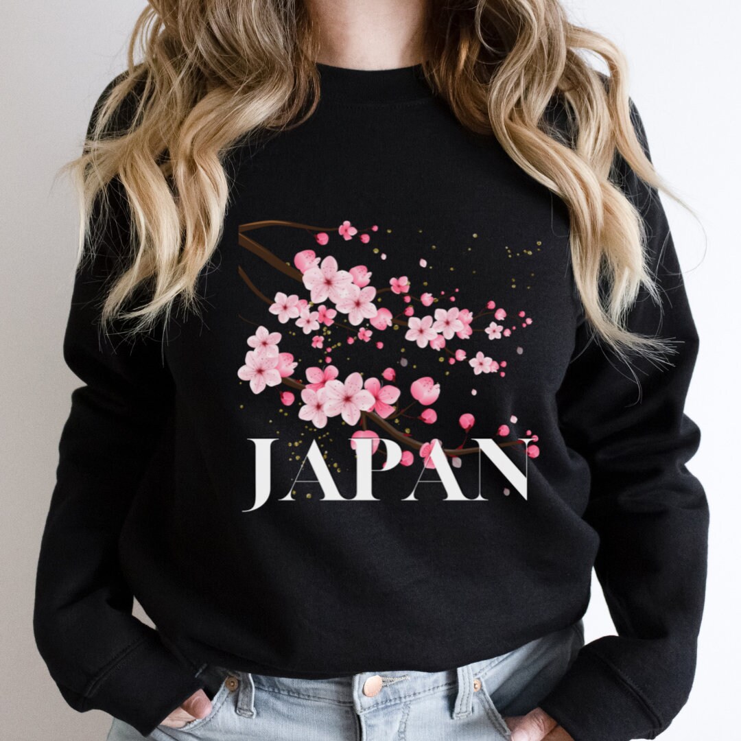 Japan, Blossom Trees, Spring Time, Japanese Sweatshirt, Japanese Gifts ...