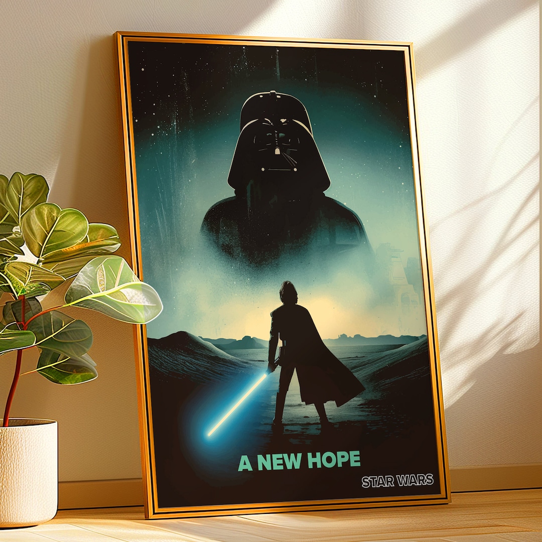 A New Hope Poster Star Wars Home Decor Unframed Movie Film Print Wall ...
