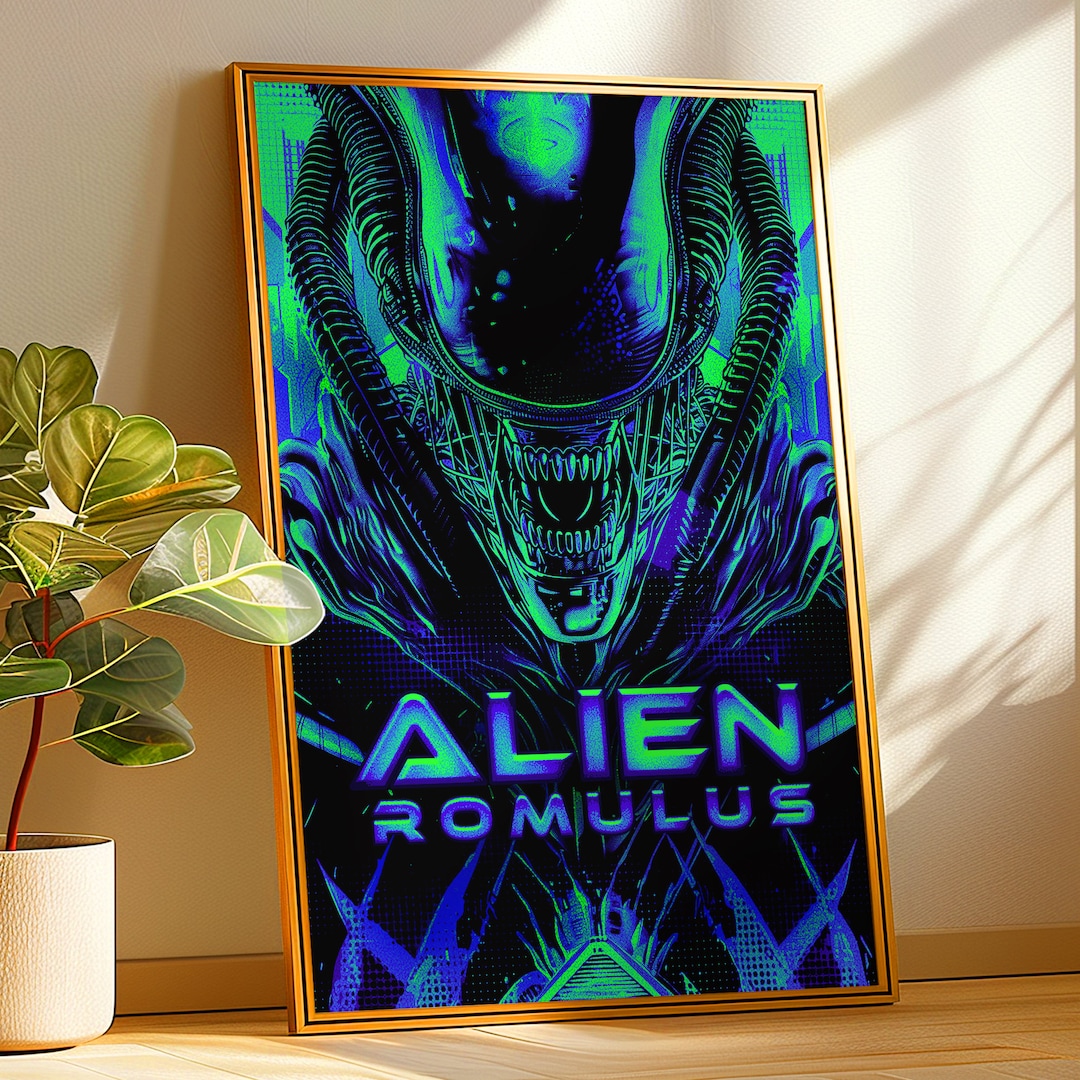 Alien Romulus Poster Home Decor Unframed Movie Film Print Wall Art A4 ...