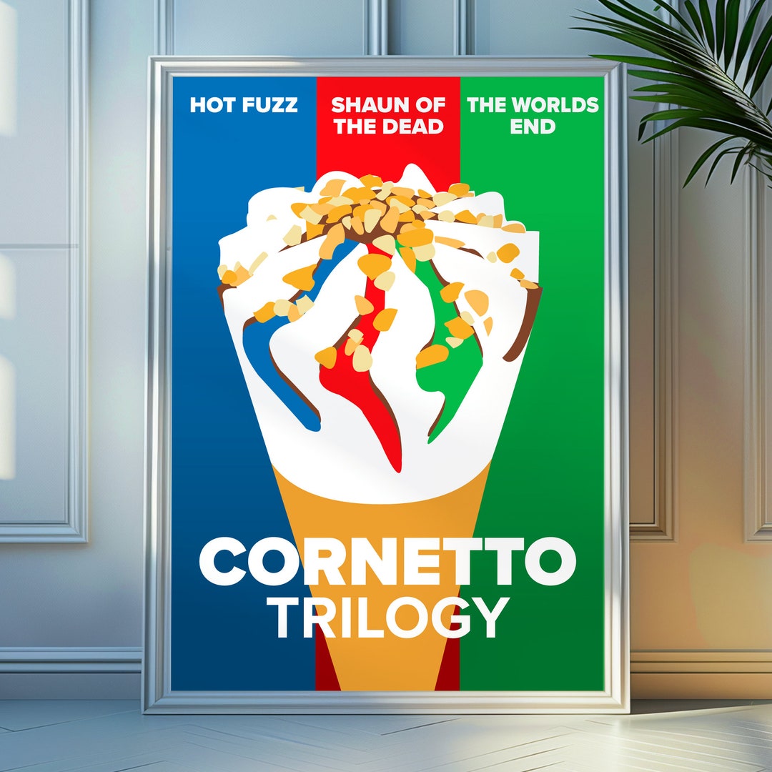 Cornetto Trilogy Poster Edgar Wright Unframed Print A4 A3 A2 A1 A0 - Etsy