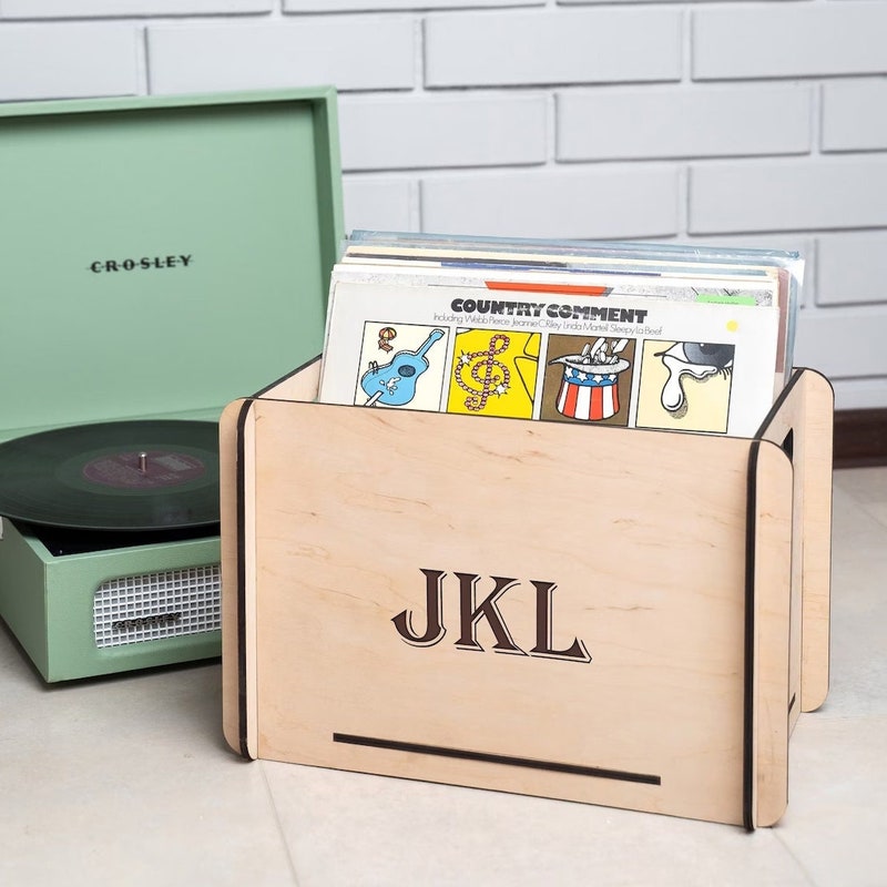Record Crate - Etsy