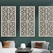 4 Panel Wood Wall Art Wood Tree of Life Wall Decor Wood - Etsy