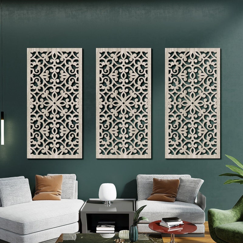 Moroccan Wood Panel - Etsy