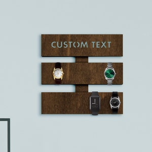 Watch Display for Wall, Wall Mount Watch Display, Watch Display Case ...