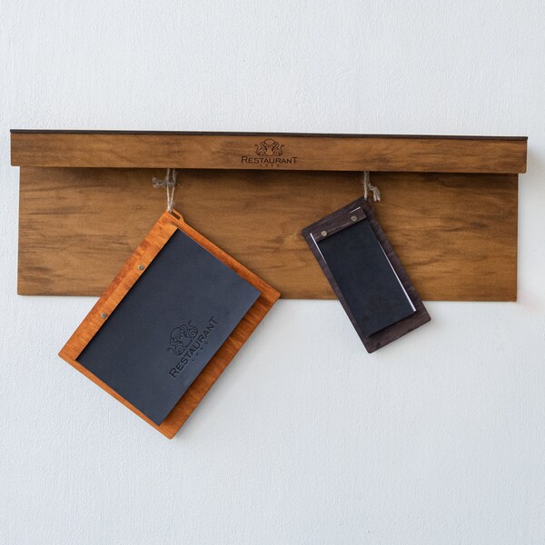 Wall Mounted Menu Holder - Etsy