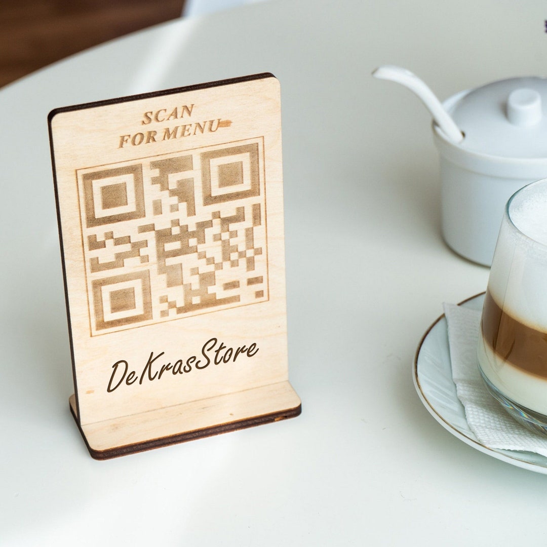 Restaurant QR Code, Qr Menu Stand, Qr Code Menu Sign, Custom Qr Code ...