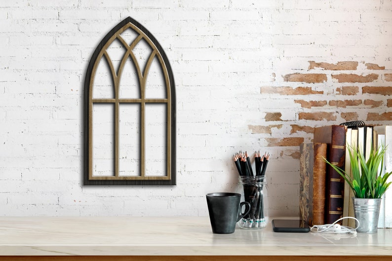 Cathedral Window Frame Church Window Wall Decor Oversized - Etsy