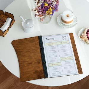 Restaurant Menu Cover, Drinks Menu Holder, Bar Menu Holder, Cocktails ...