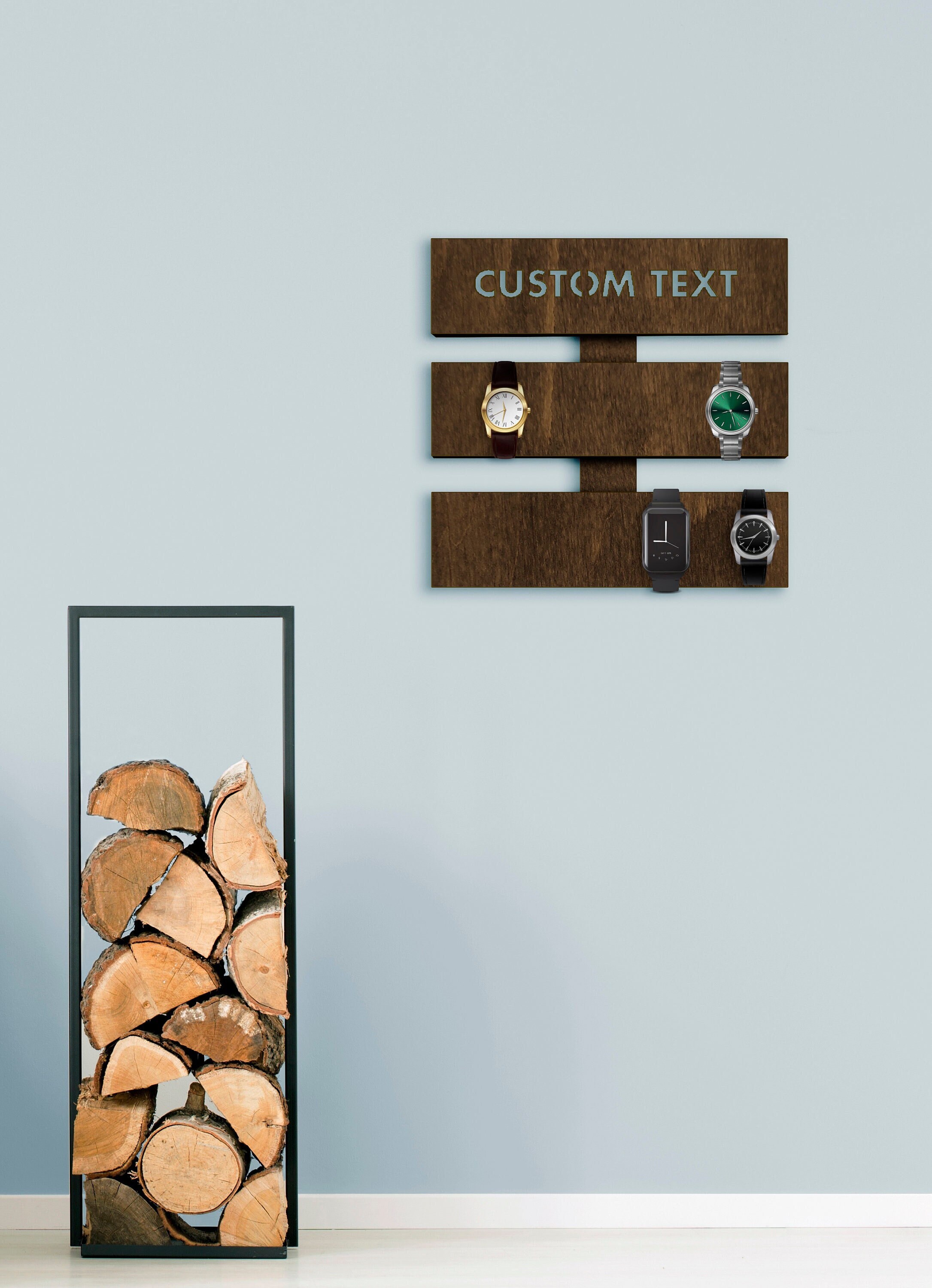 Watch Display for Wall Wall Mount Watch Display Watch - Etsy