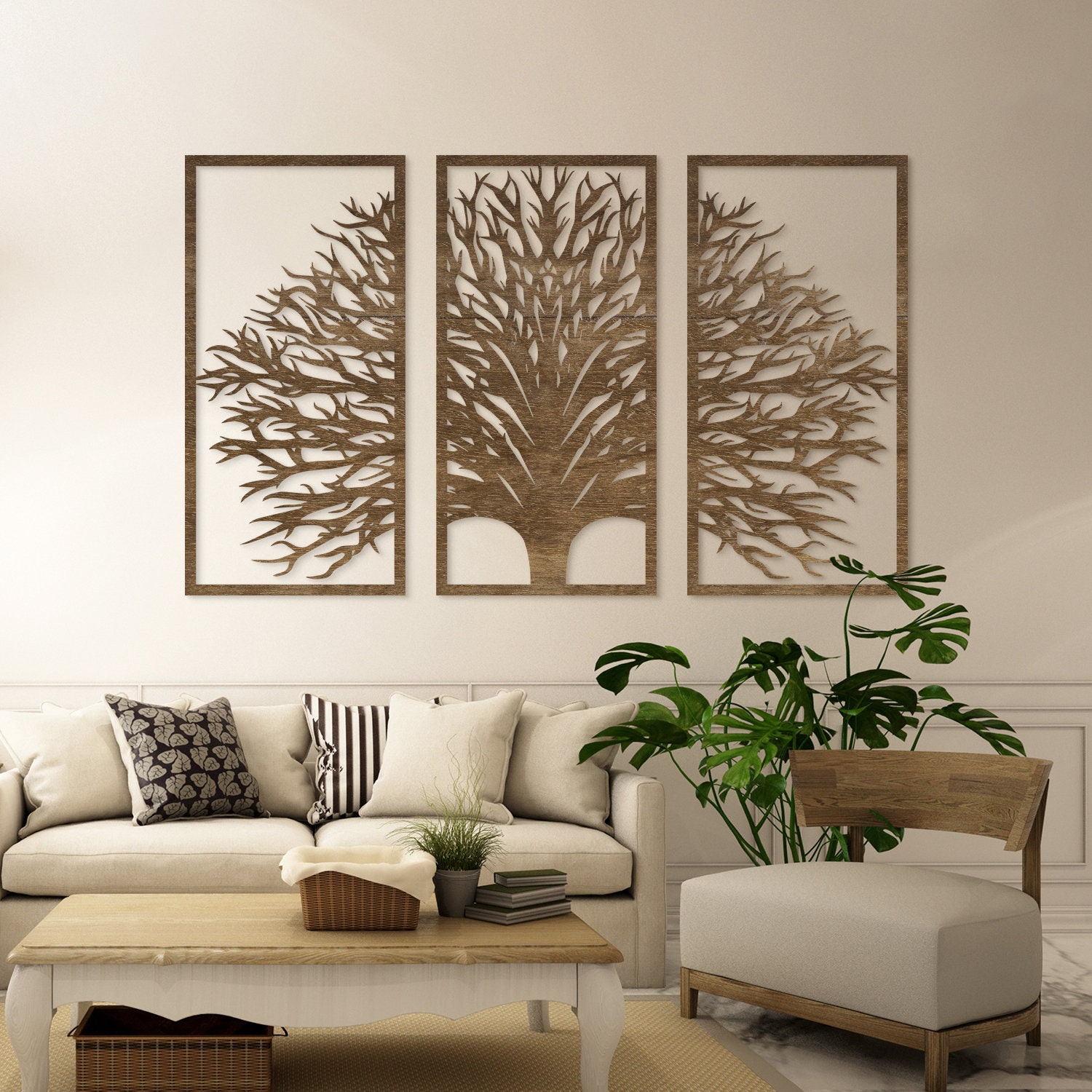 Tree of Life Wall Art Large, Tree of Life Panel, Tree of Life Wall ...