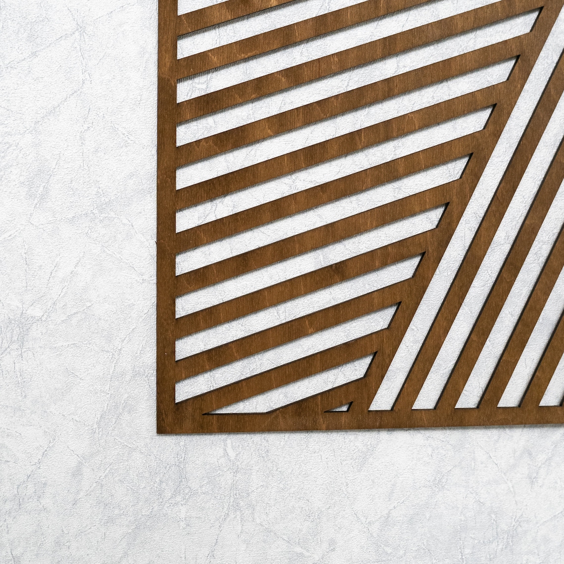 Geometric Wall Art Wood Geometric Wall Décor Abstract Wall - Etsy