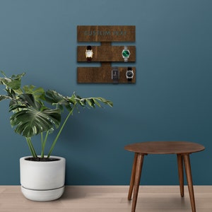 Watch Display for Wall, Wall Mount Watch Display, Watch Display Case ...