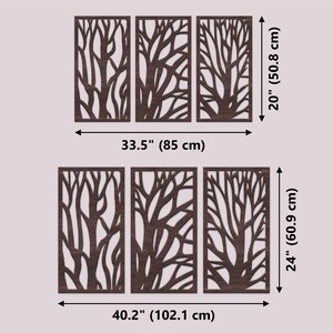 Tree of Life Panel Wood, Wooden Tree Wall Art, Tree Wood Wall Art ...