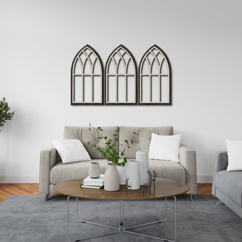 Cathedral Window Frame Church Window Wall Decor Oversized - Etsy