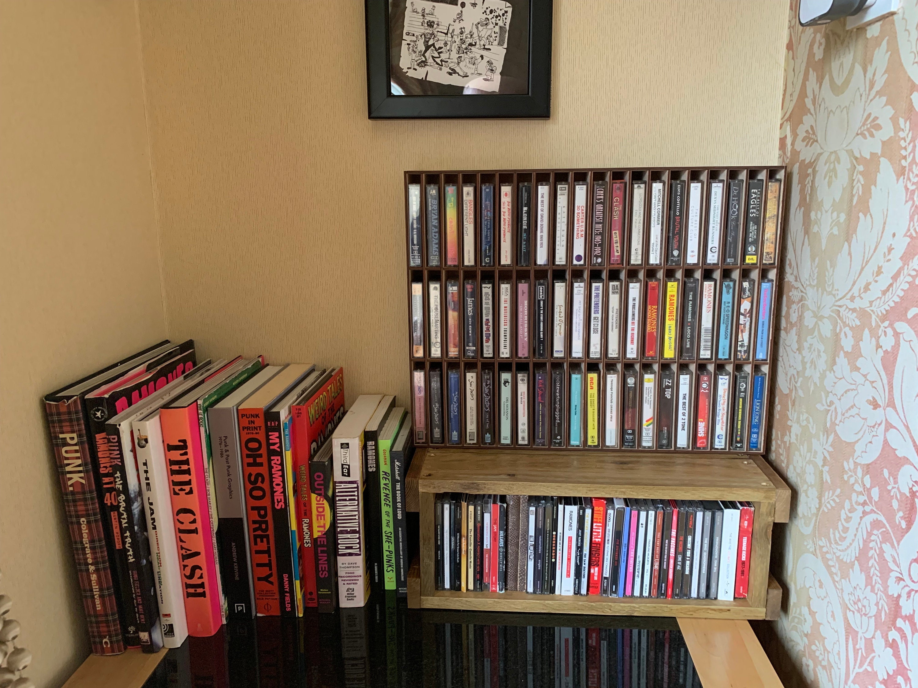 Cassette Tape Display Shelf Cassette Tape Holder Cassette Etsy