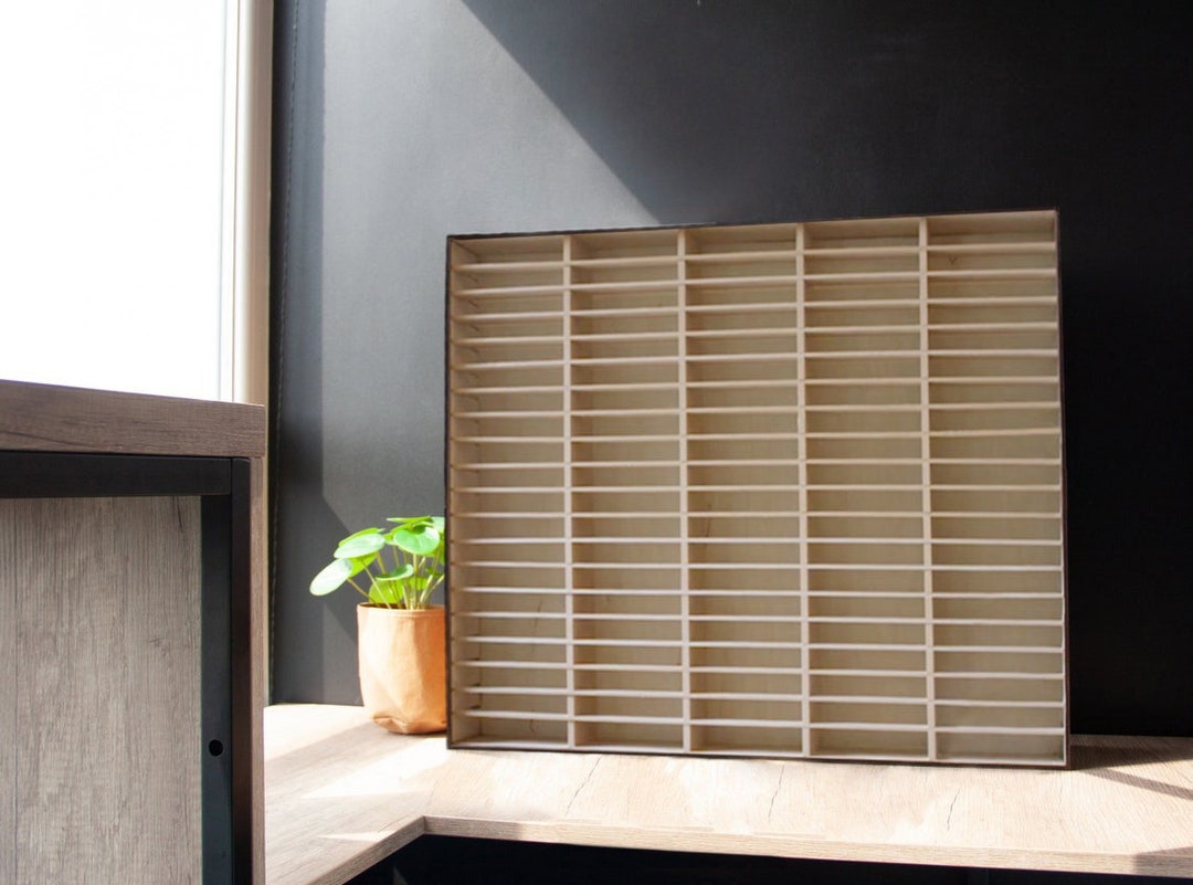 Cassette Tape Display Shelf, Cassette Tape Holder, Wooden Wall Cabinet ...