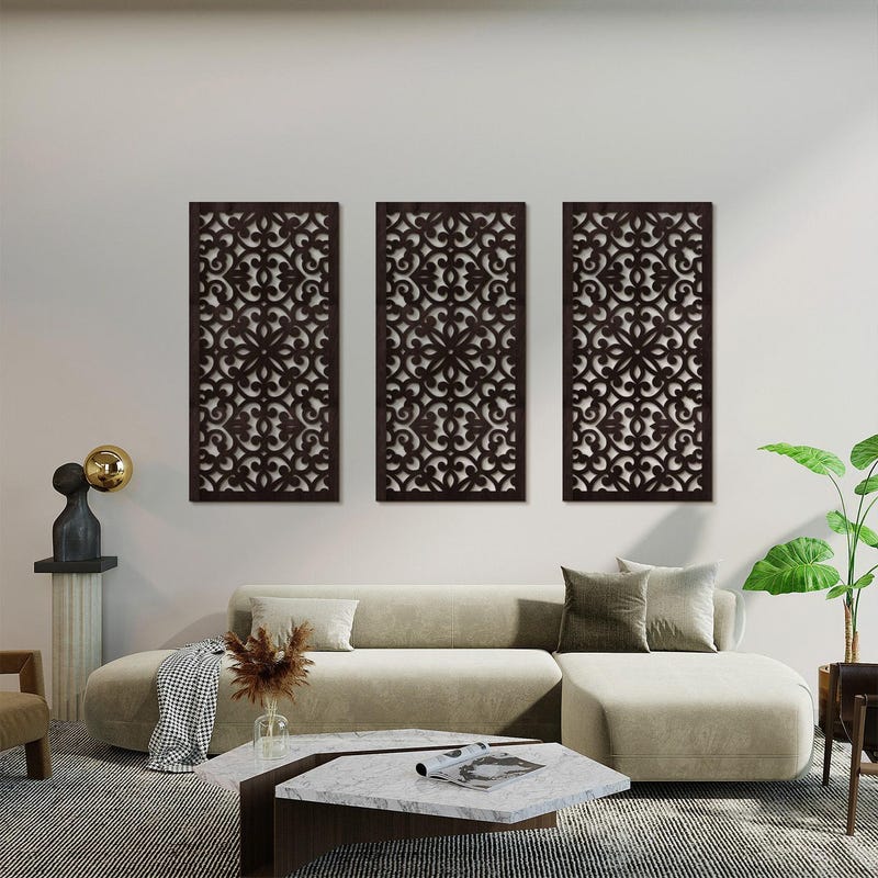 Moroccan Wood Panel - Etsy