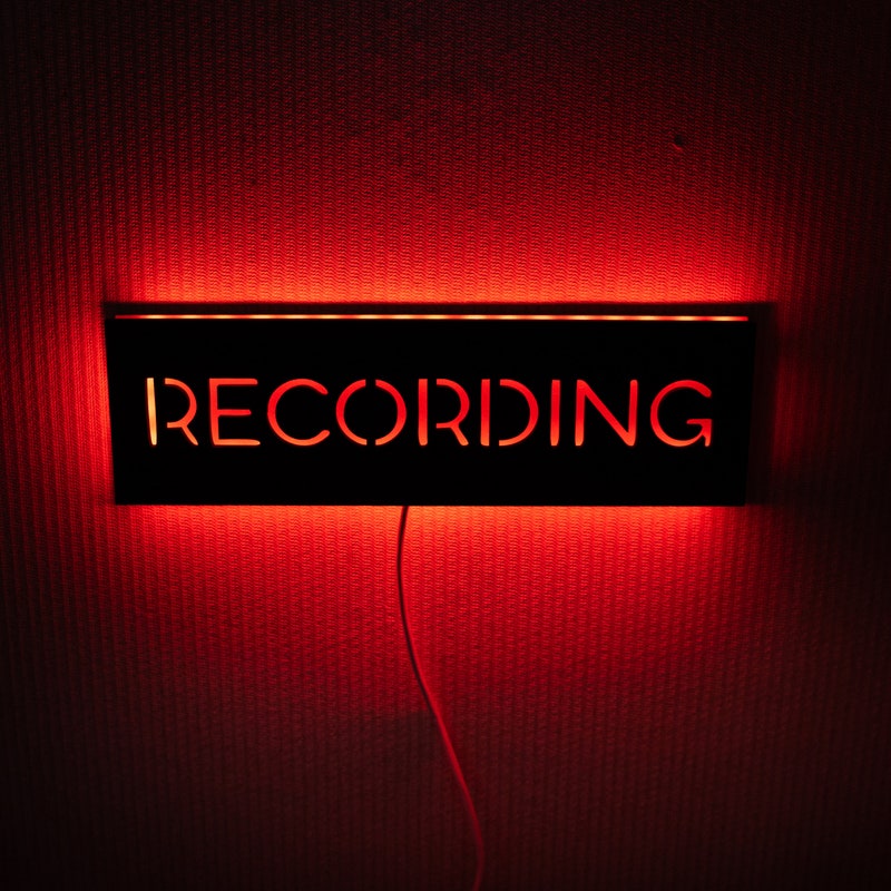Recording Light - Etsy