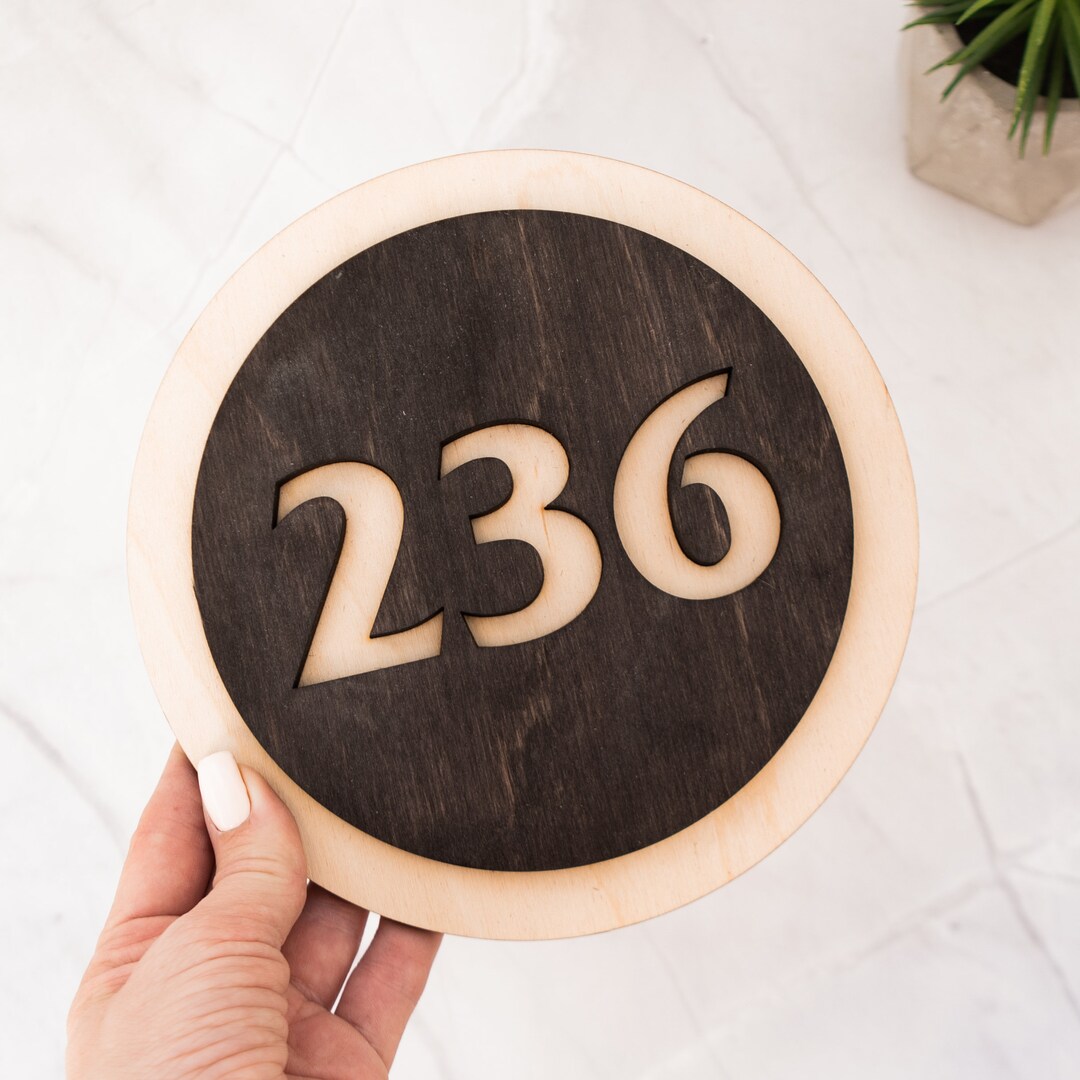 Wooden Number Sign, Suite Number Sign, Hotel Room Signs, Hotel Room ...