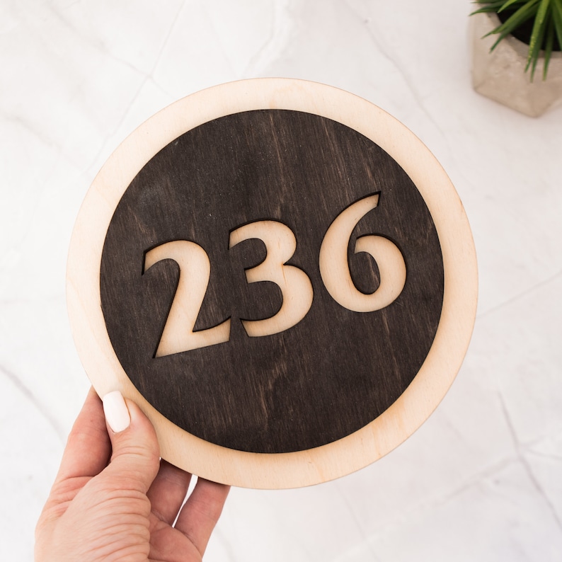 Wooden Number Sign, Suite Number Sign, Hotel Room Signs, Hotel Room ...