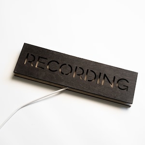 Recording Neon Sign, Recording Led Sign, Recording Light Sign, Studio ...