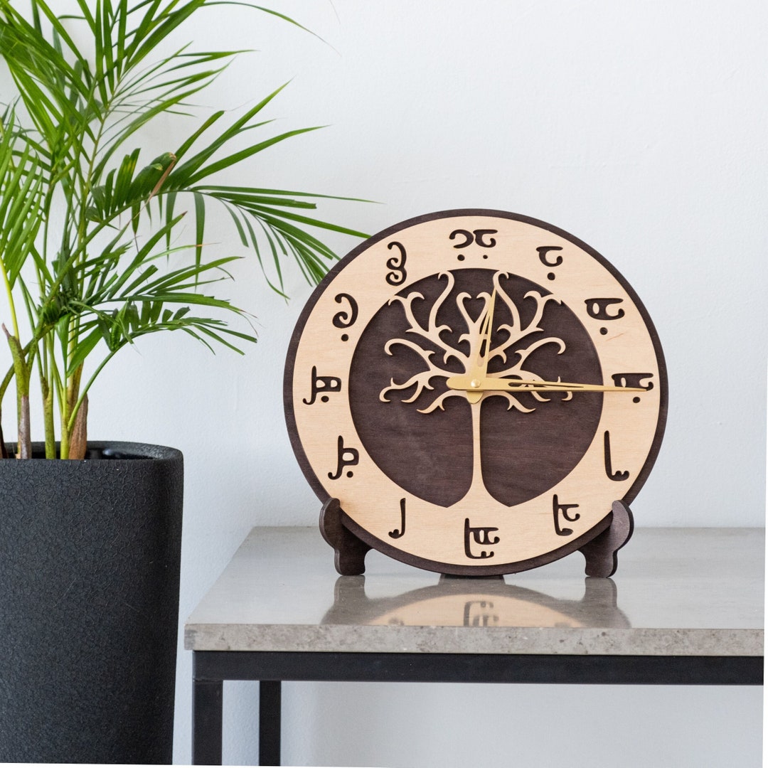 Tree Wall Clock Fantasy Wall Clock Tree of Life Clock - Etsy