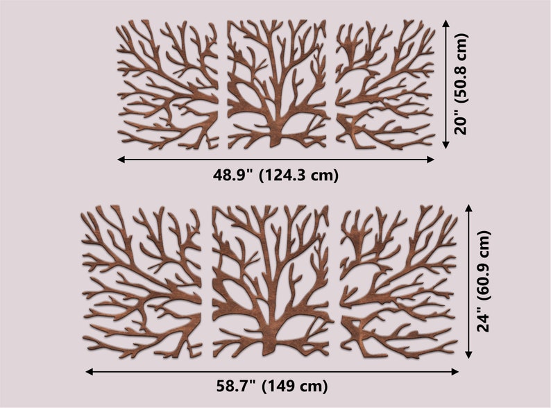 Tree of Life Panel Wood Wooden Tree Wall Art Tree Wood Wall | Etsy