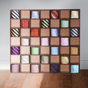 Tie Display Wall Wood Wall Tie Display Wall Tie Display - Etsy