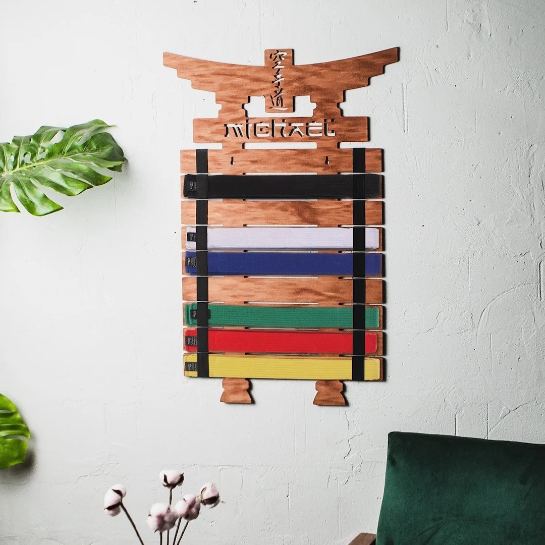 Custom Karate Belt Display, Karate Belt Rack, Kids Belt Rack, Martial ...