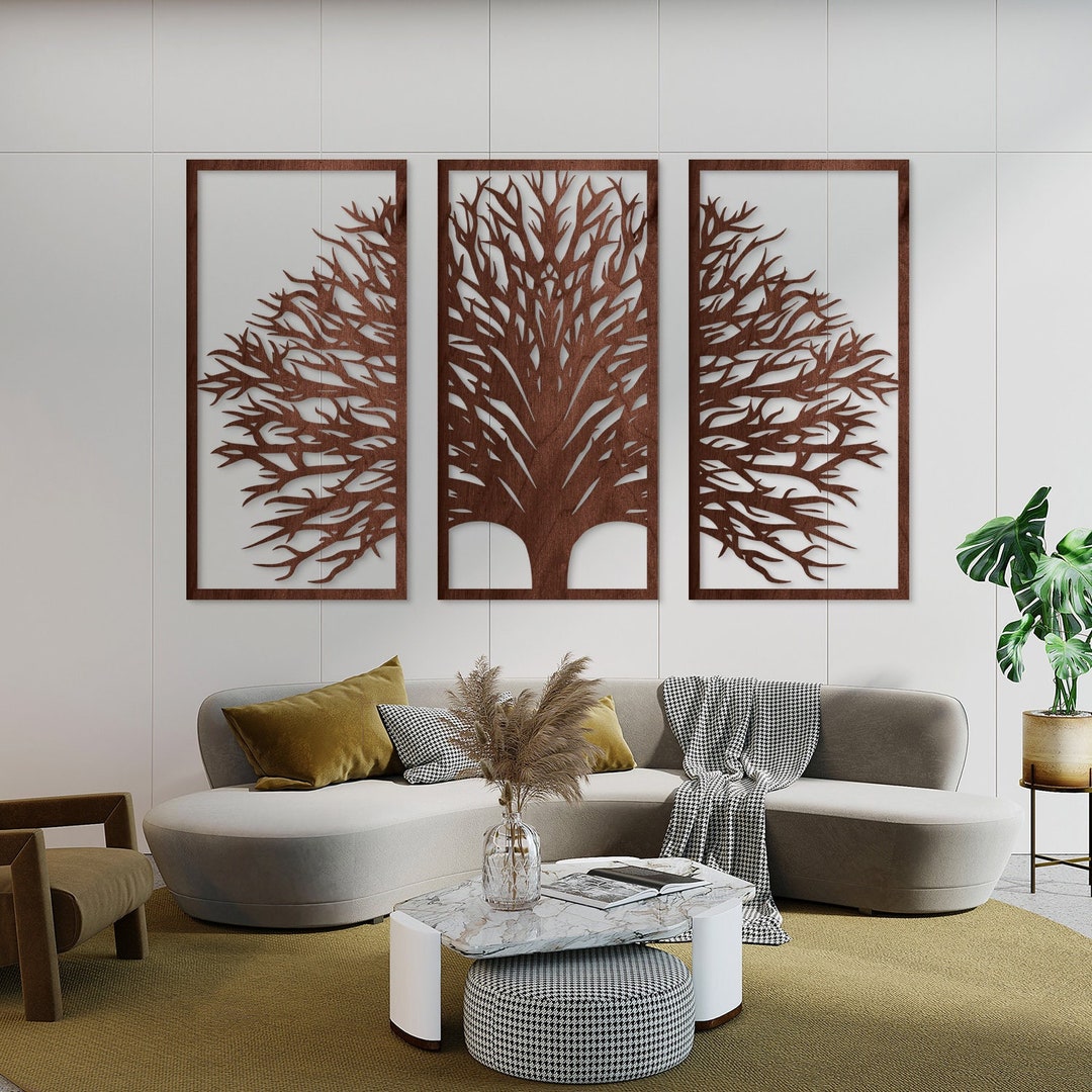 Tree of Life Wall Art Large, Tree of Life Panel, Tree of Life Wall ...