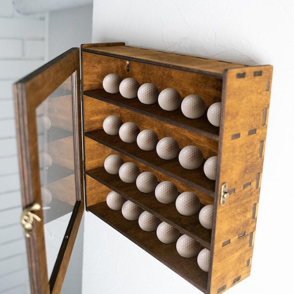 Golf Ball Display Case - Etsy