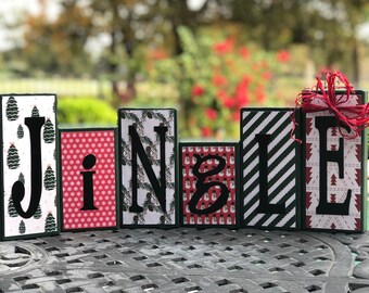 Jingle Blocks - Etsy