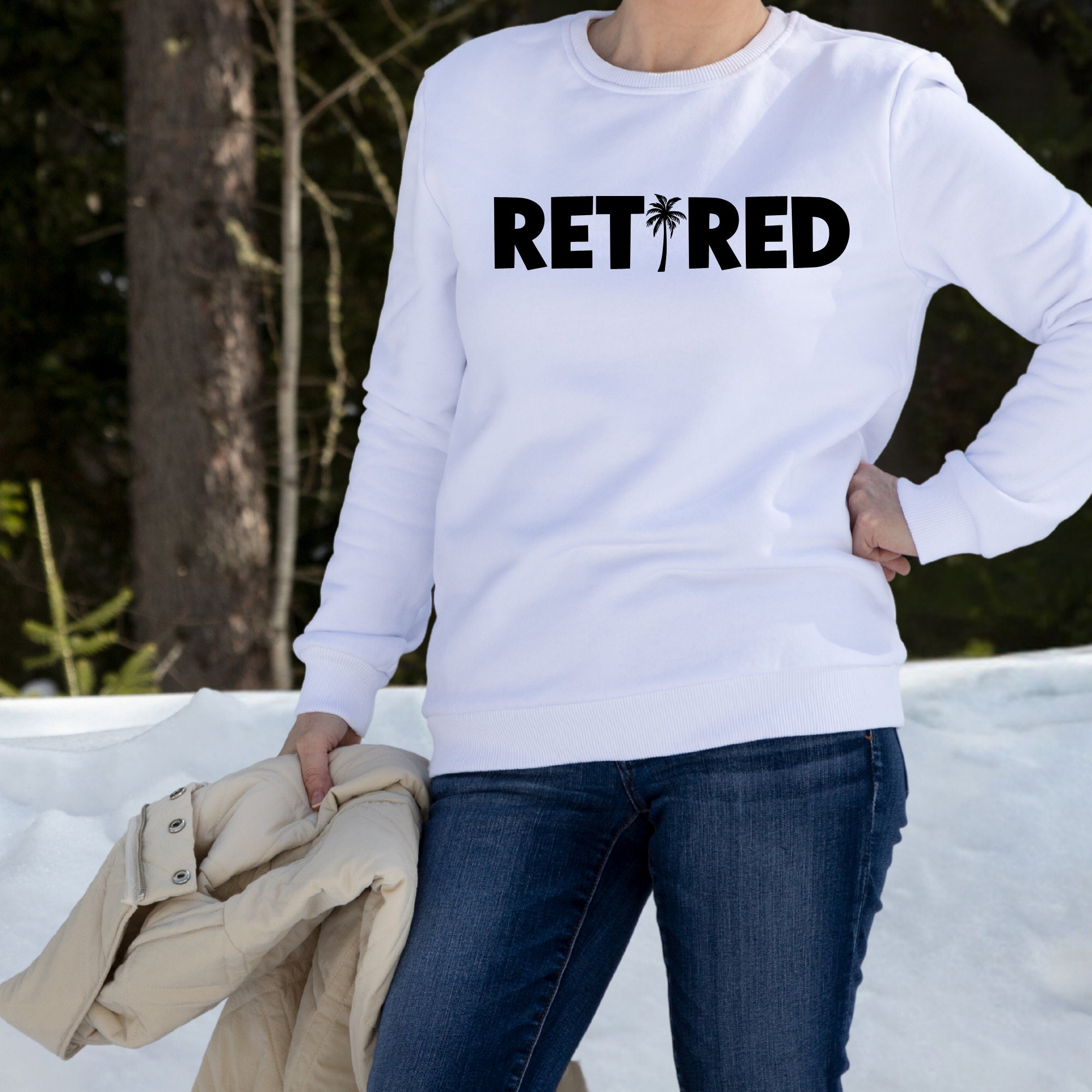 Retired SVG, Palm Tree SVG, Retired 2024, Beach Vibes Svg, Palm Trees ...