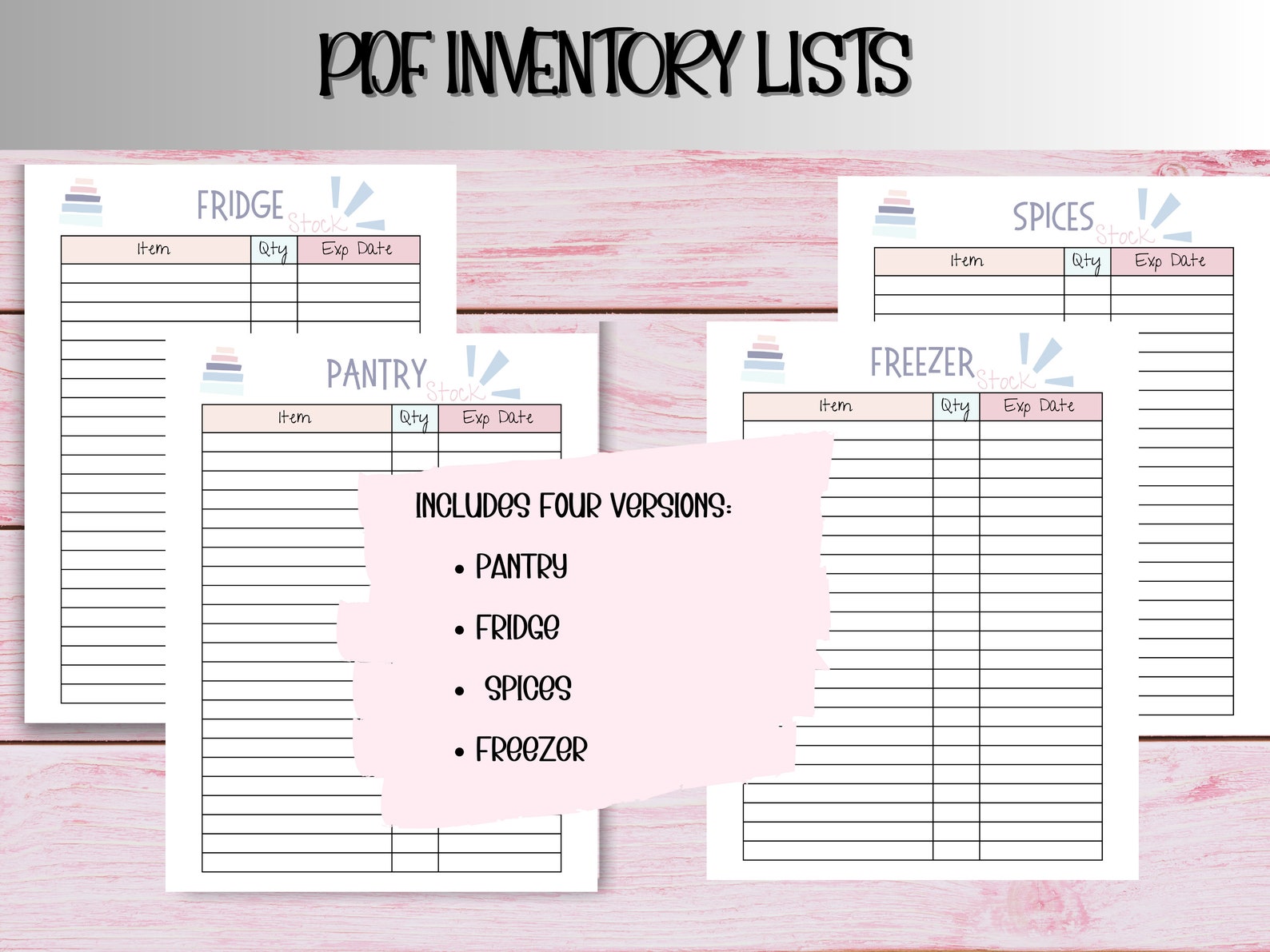 Kitchen Inventory, Pantry Tracker, Kitchen Inventory Management, Pantry ...