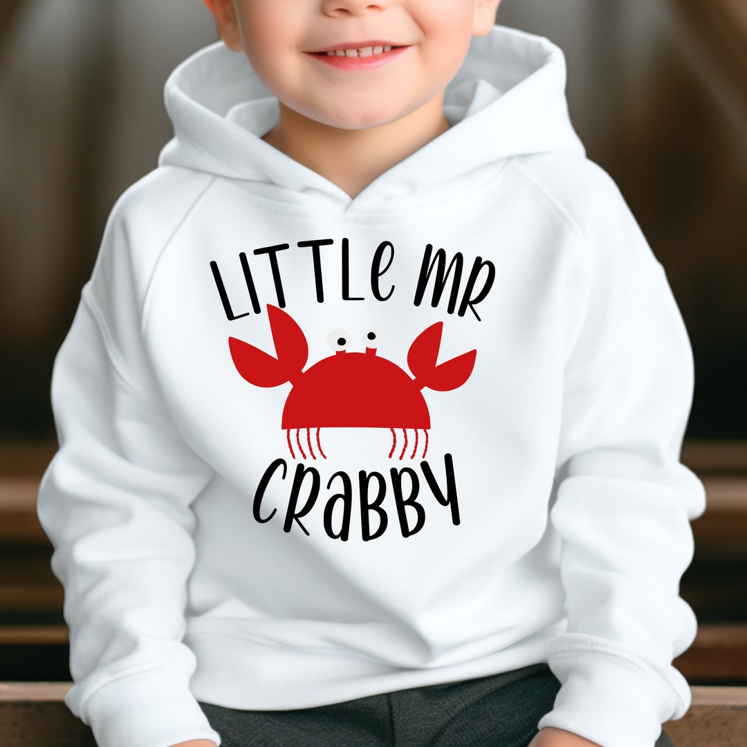 Crab SVG, Little Mr. Crabby, Crab Shirt SVG, Beachy Baby SVG, Beach ...
