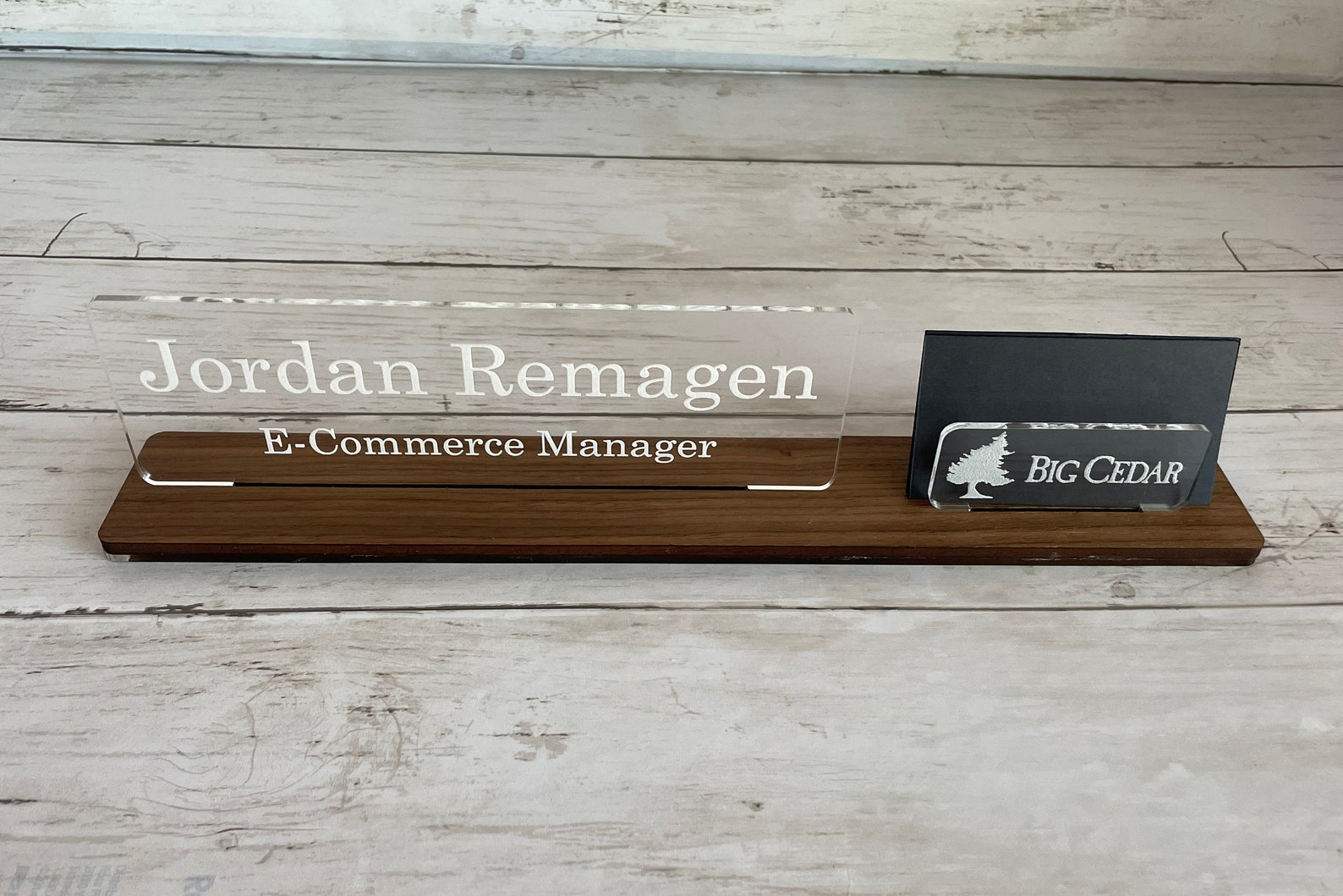 Personalized Name Plate Custom Office Sign Desk Name Plate | Etsy