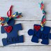 Autism Puzzle Piece Ornament, Autism Christmas Ornament, Christmas ...