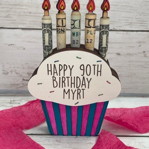 Money Holder, Cupcake Money Holder, Money Gift, Cake Money Holder ...