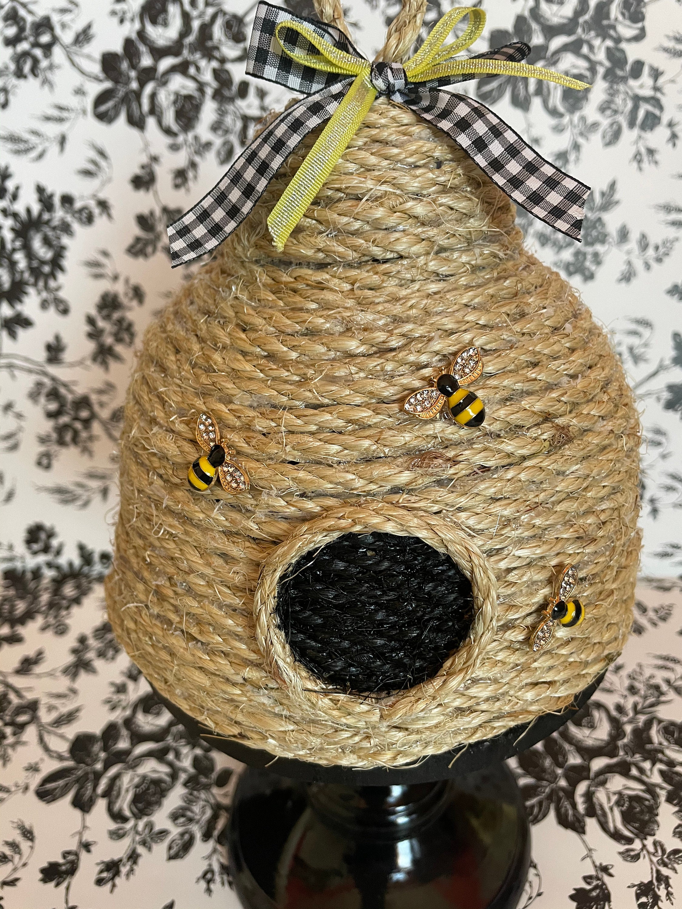 Bee Skep, Bee Lover, Bee Skep Decor, Hive, Hive Decor, Mom's Gift ...