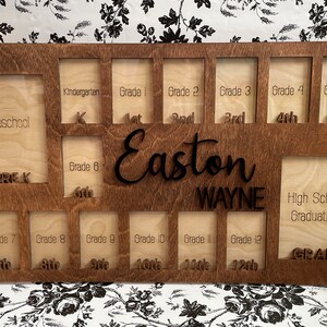 School Years Photo Frame, Senior Picture Gift, Preschool Graduation ...